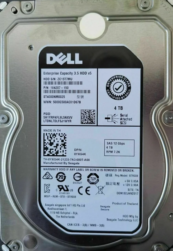 Dell WD 4TB SE Enterprise Internal Hard Drive WD4000F9YZ