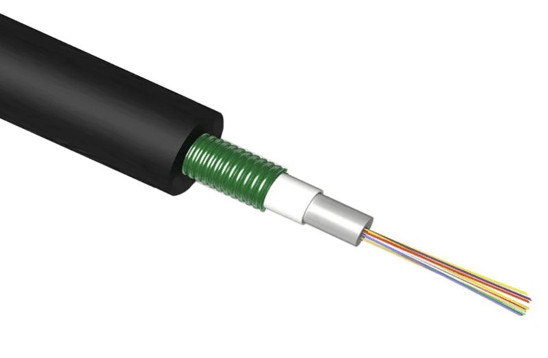 COMMSCOPE 12 CPRE MULTIMODE AMOURED OUTDOOR FIBER CABLE OM3 (2121112-3)