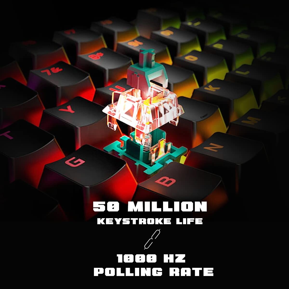 Cosmic Byte Pandora TKL Mechanical Keyboard, CB-GK-26, Red