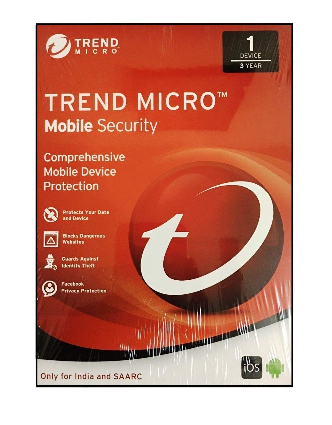 Trend Micro Mobile Security (iOS & Android, 1 Device, 1 Year)