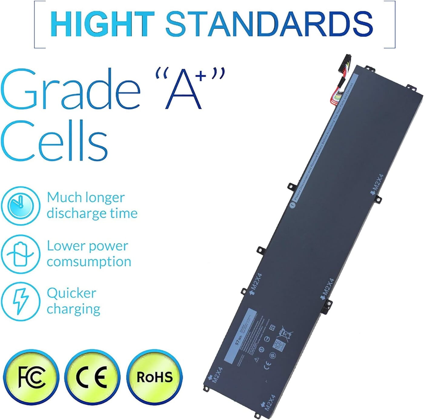 Dell Precision 5530 Battery (GPM03) – 97Wh Li-ion,