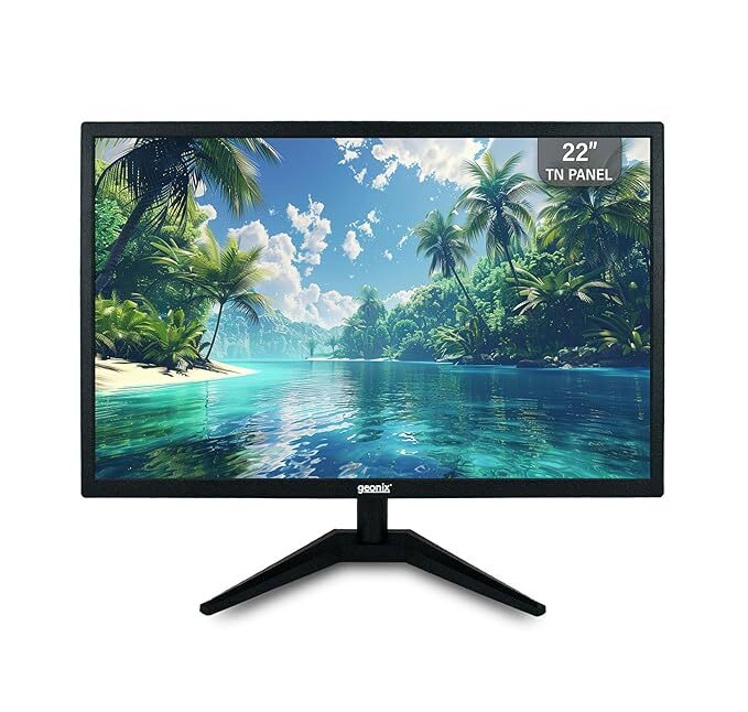 Geonix 22" Full HD LED PC Monitor, 1680x1050, VGA & HDM, GXTF-WVHDF22