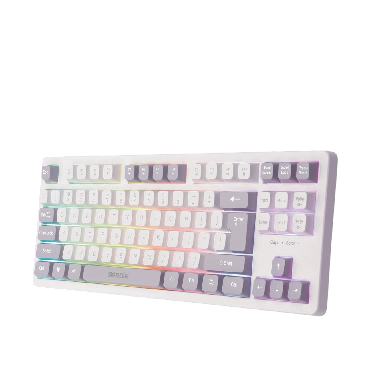 Geonix Vintage Retro Chiclet Keyboard, 87 Keys, PVC Cable, Durable ...