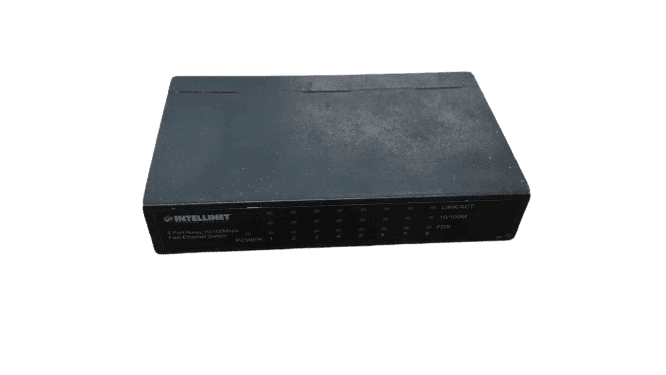Refurbished Intelinet 8-Port Fast Ethernet Office Switch (523318-R5D)