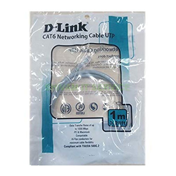 D-Link Patch Cord Grey 1 MTR (NCB-C6UGRYR1-1)