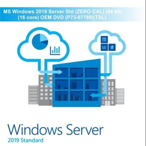 Microsoft Windows Server 2019 Standard 64-bit 16 Core