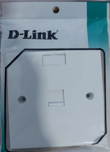 D-Link Single Port RJ45 Face Plate NFP-0WHI11 Wall
