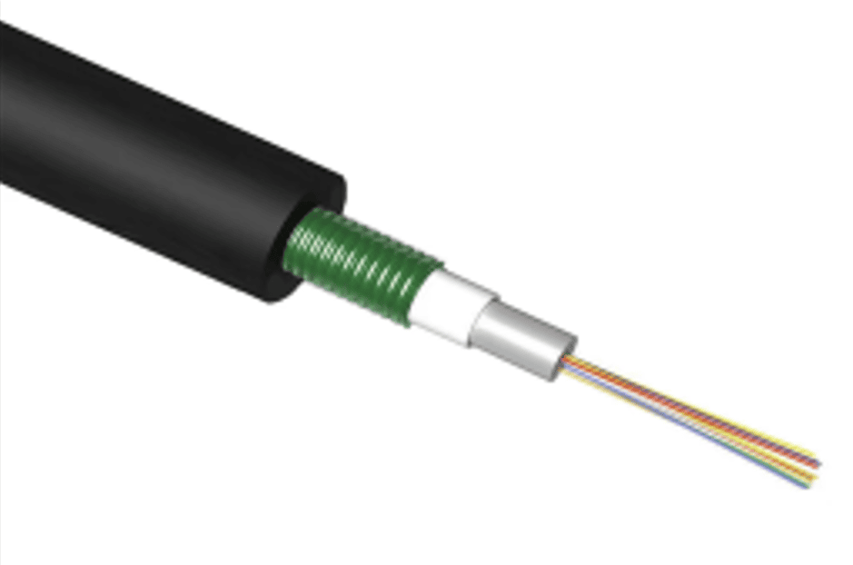 COMMSCOPE 6 CORE SINGLE MODE AMOURED OUTDOOR FIBER CABLE OS2 (2121106-4)